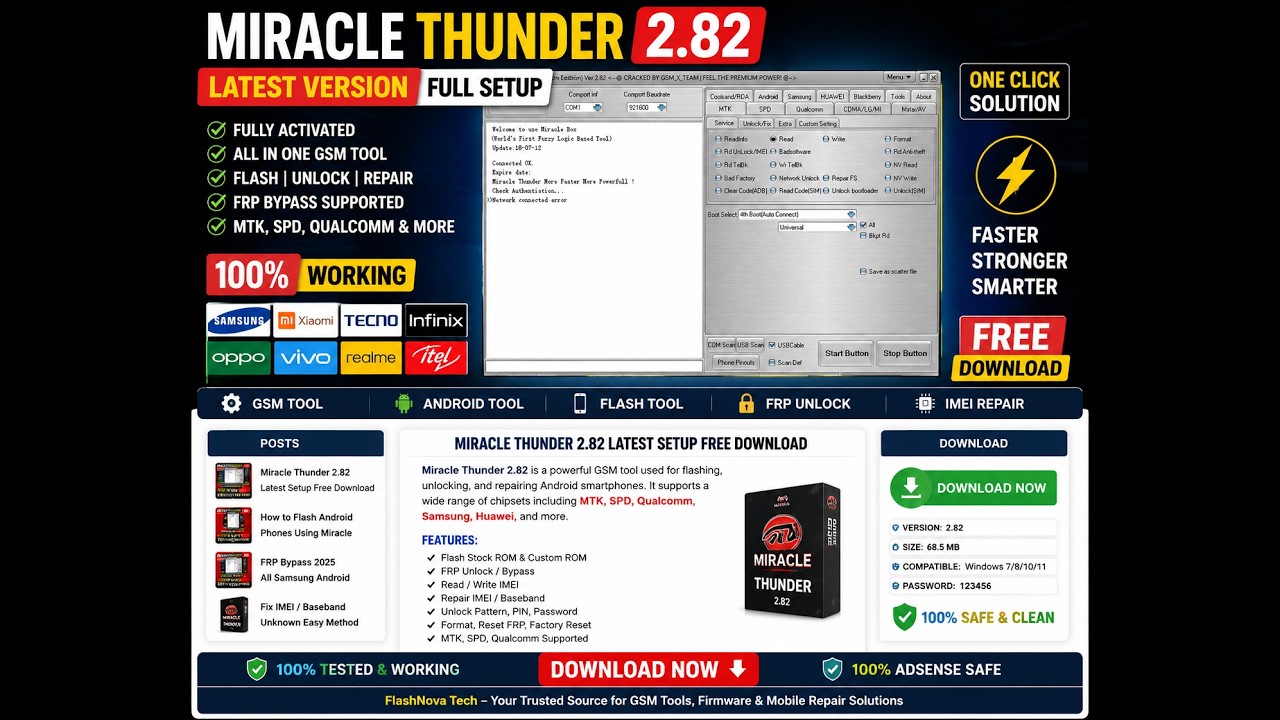 HOW TO DOWNLOAD MIRACLE THUNDER 2 82