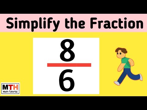 How to simplify the fraction 8/6 | 8/6 Simplified