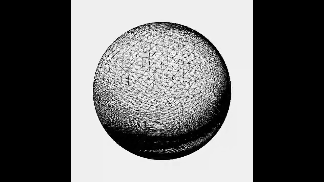 Twisting sphere. #creativecoding #openframeworks #プログラミング 6