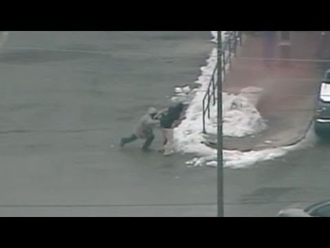 Bank Robber Slips on Ice 1/28/2011