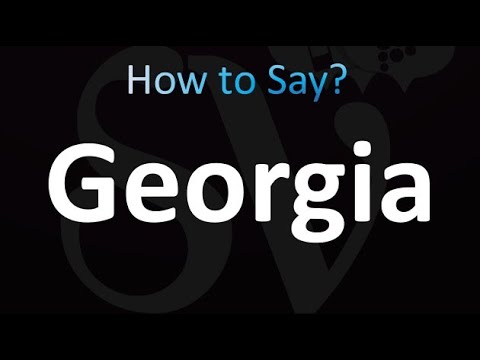 How to Pronounce GEORGIA (correctly!)