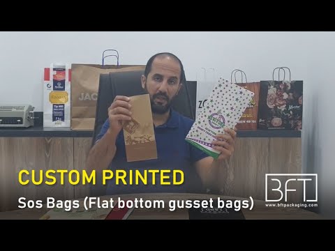 Custom Printed Paper Bags Types - Bft Packaging #PaperBag