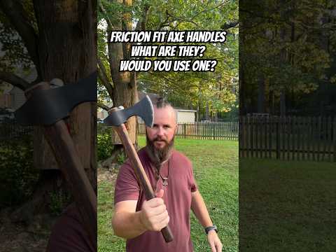 Friction fit axe handles, your thoughts? #axethrowing #axe #skills #vikings #tools #tips #thoughts
