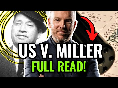 AUDIO Book: SUPREME COURT United States v. Miller (1939) challenge to the National Firearms Act