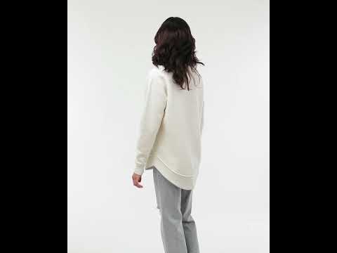 LAT Womens Weekend Fleece Crewneck Sweatshirt 3525