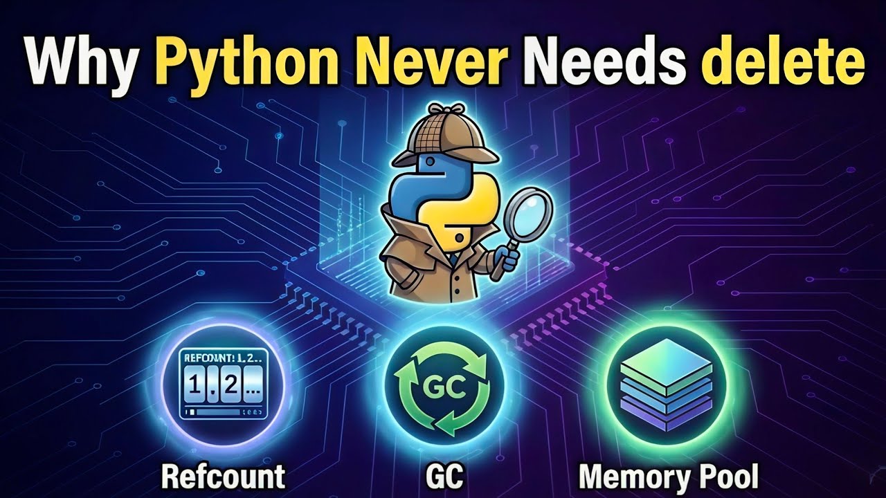 The Hidden System Behind Python Memory — Simple Explanation!