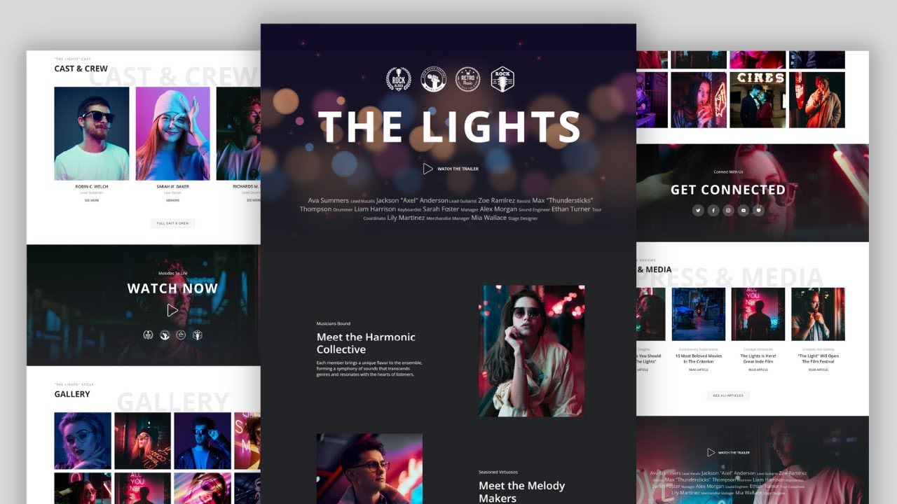 Create A Responsive Landing Page Using HTML CSS & JavaScript