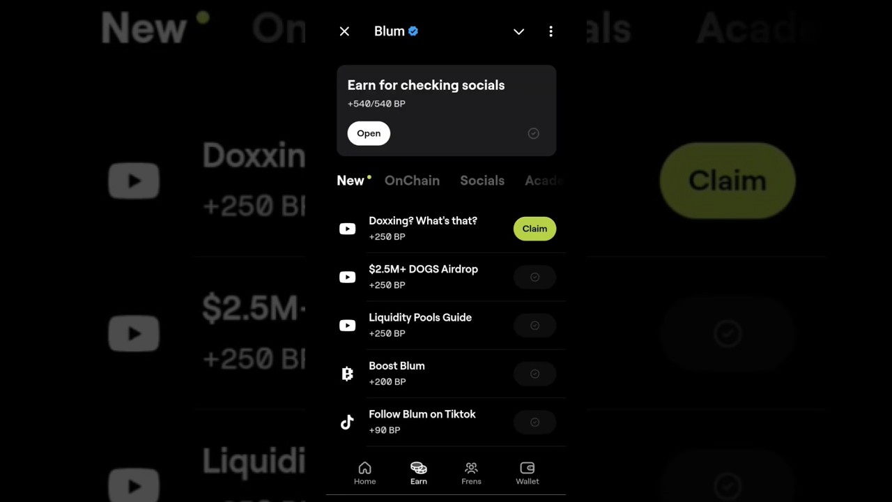 Doxxing? What's That? Blum |Doxxing? What's that? Blum Code |Youtube Video Keyword Blum 30 September