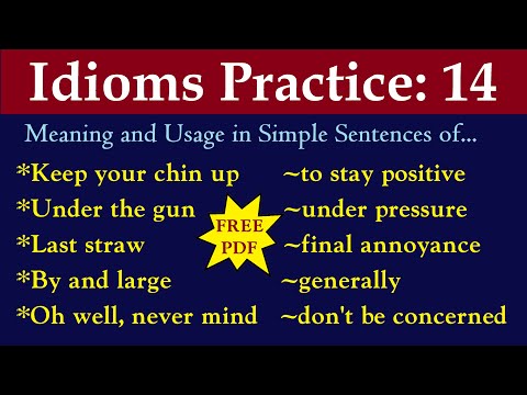 Idioms ~ Meaning with Examples | English Made Easy | #phrasalverbs #fluentenglish #idiomsandphrases