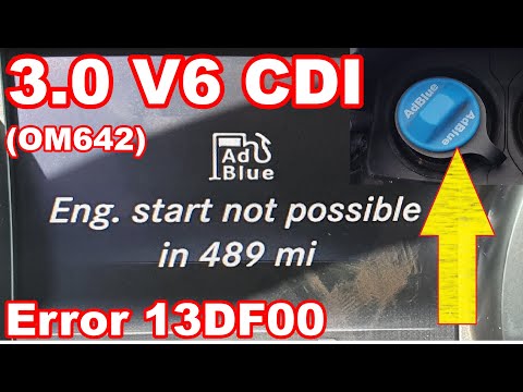 Mercedes GLS W166 Adblue faults... Fault finding and repair.
