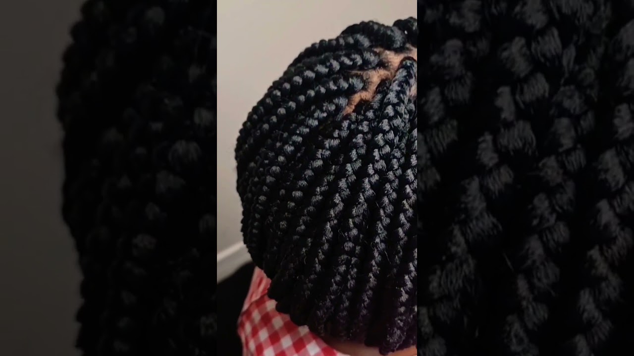 box braids bob on long hair #boxbraid #bob #shorts #tutorial #foryou