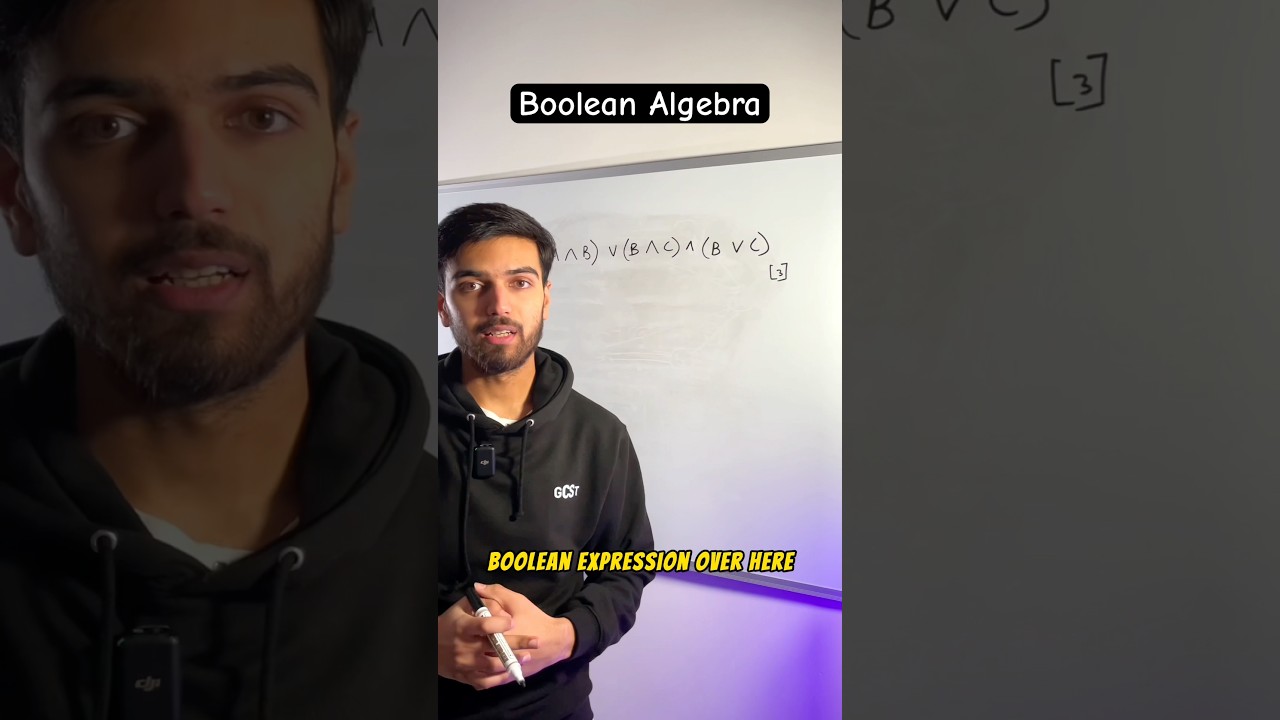 Simplifying Boolean Expressions - A Level Computer Science #alevelcomputerscience  #alevels