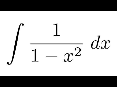 Integral of 1/(1-x^2) - Integrals ForYou