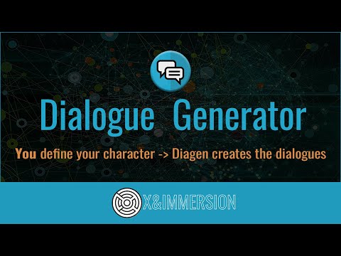 DiaGen - AI Dialogue Generator for Unity (tutorial)