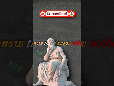 Socrates claimed he knew nothing #shorts #trending #socrates #facts #viralvideo