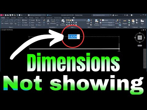 autocad dimensions not showing | why are my dimensions not showing | dimensions not working autocad