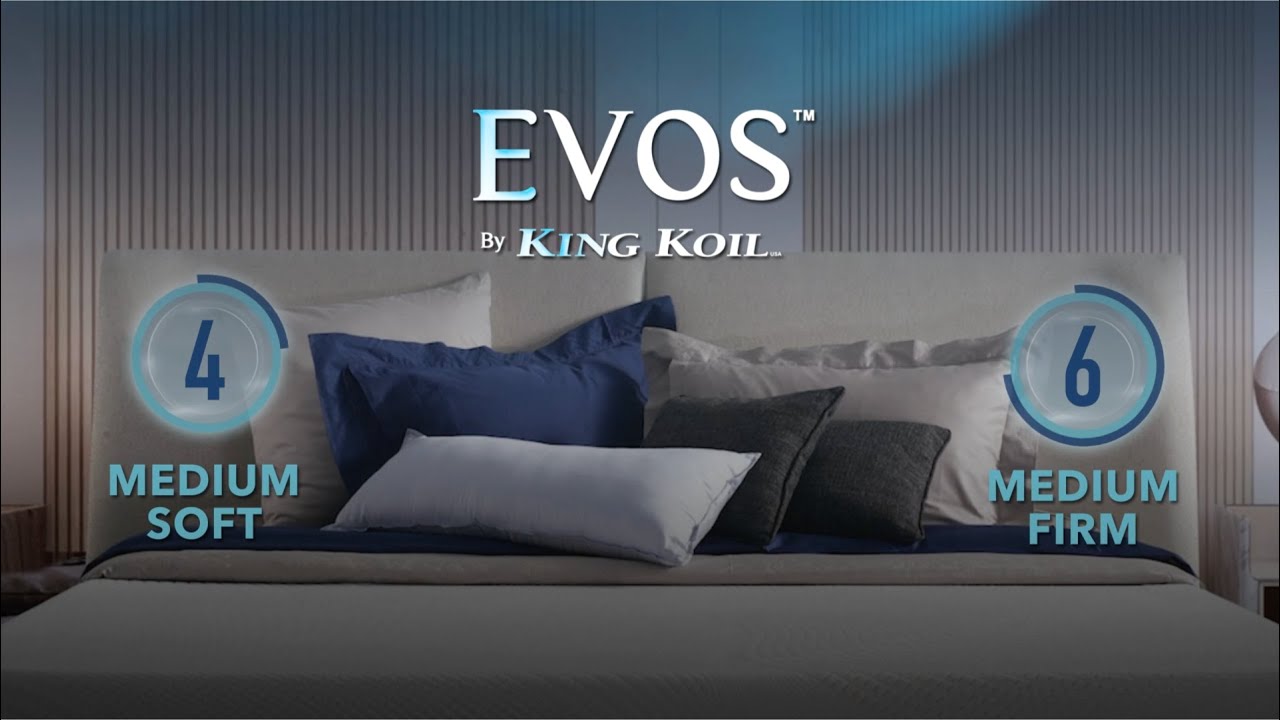 EVOS by King Koil | 10 Comfort Levels in One Bed