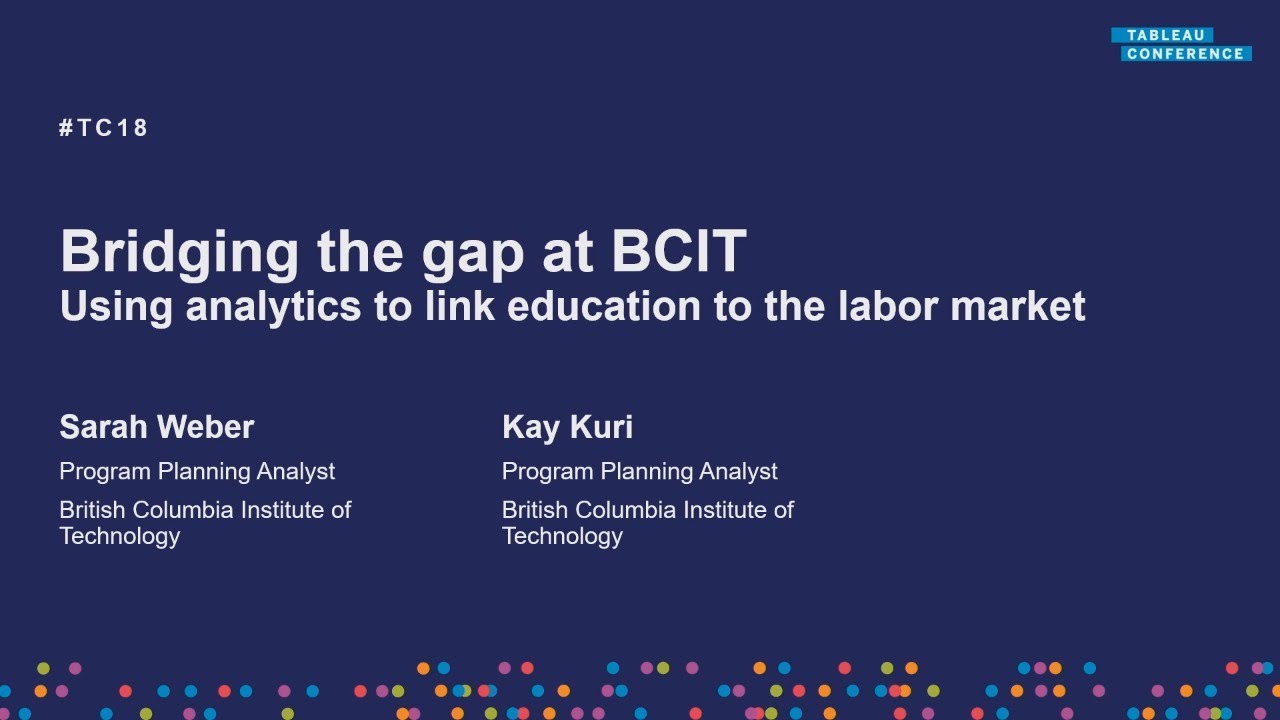Bridging the gap at BCIT | Using analytics to link education to the labor market