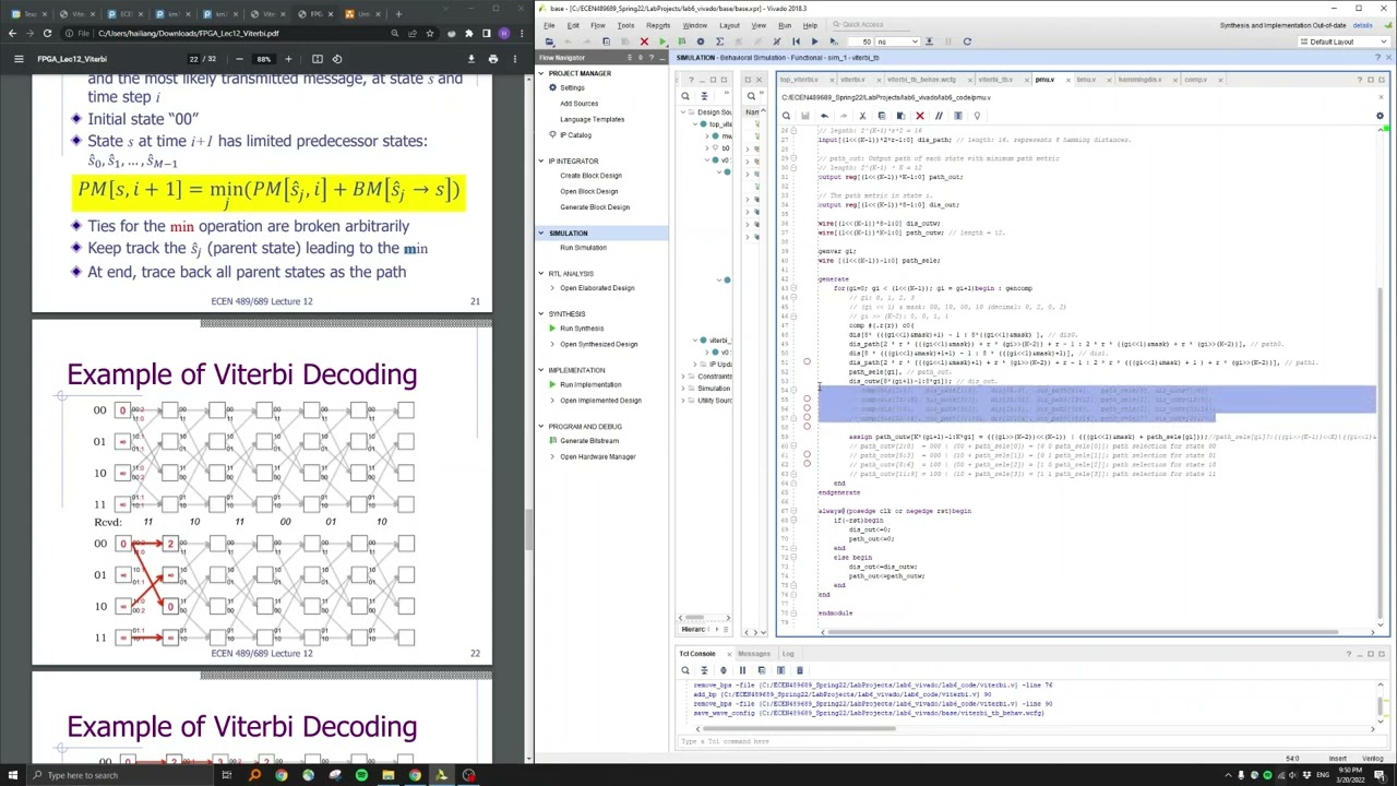 lab 6 Intro - Viterbi Decoder