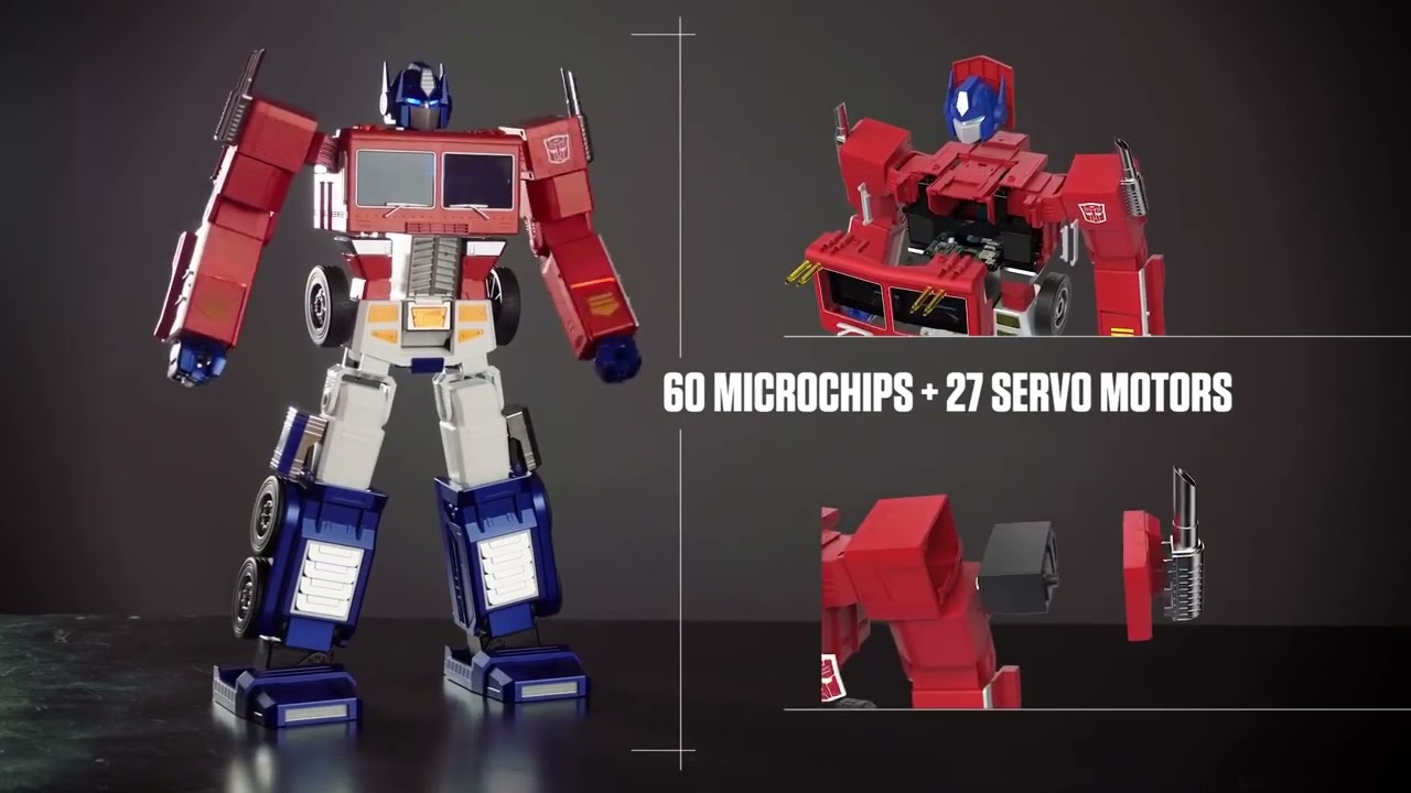 Transformers Auto Converting Optimus Prime Built by Robosen