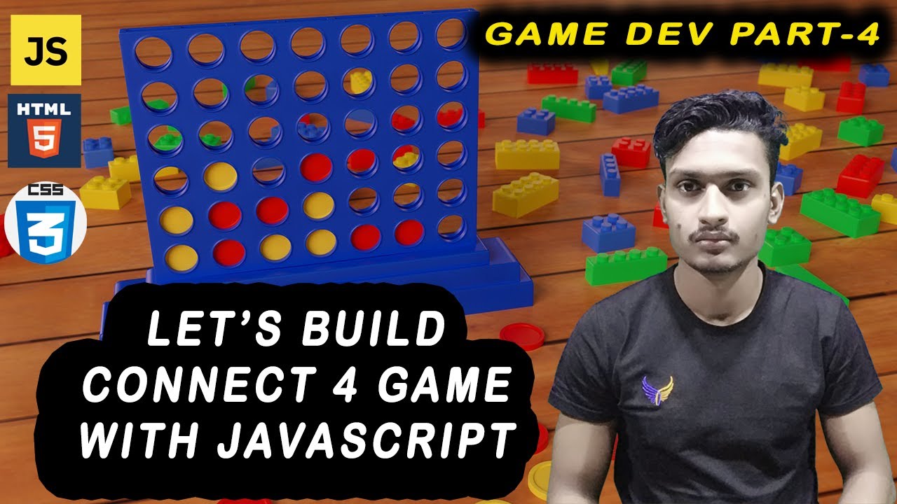How To Make Connect 4 Game With JavaScript |HTML, CSS, JavaScript | Part-1 #webdevelopment #gamedev