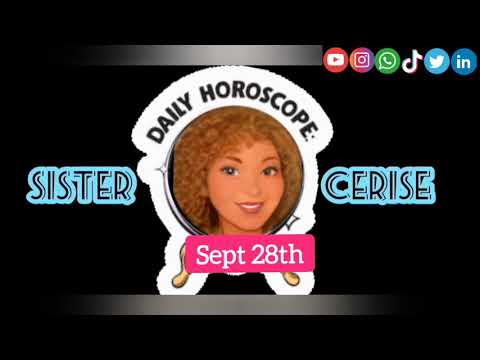 SEPTEMBER 28th Horoscopes, ASTROLOGY, ZODIAC signs, Daily inspiration #dailyhoroscopes #astrology