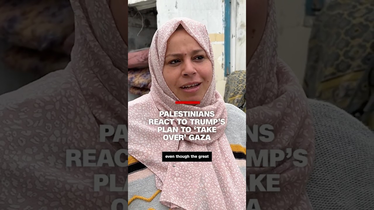 Palestinians react to Trump's plan to 'take over' Gaza