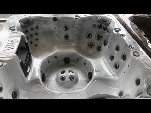 Agean Hot Tubs Vita Monarque 83” x 83” 2-6HP motors Steel frame, Abs Pan, LED Lights 513-874-3331
