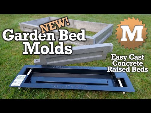 Reusable Plastic Concrete Molds for Raised Garden Beds | MAN About TOOLS