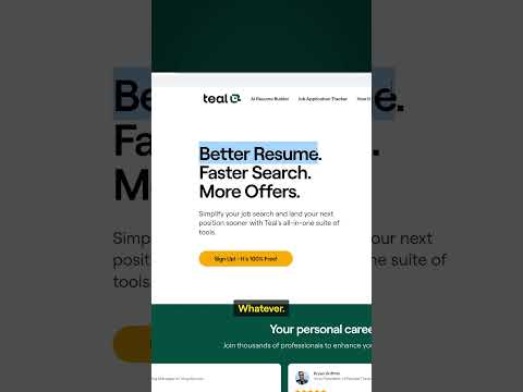 The BEST resume template is a resume builder ✍️