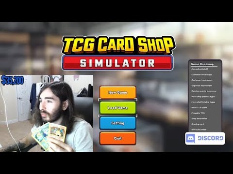 Sleep well while Charlie plays some TCG Card Shop Simulator