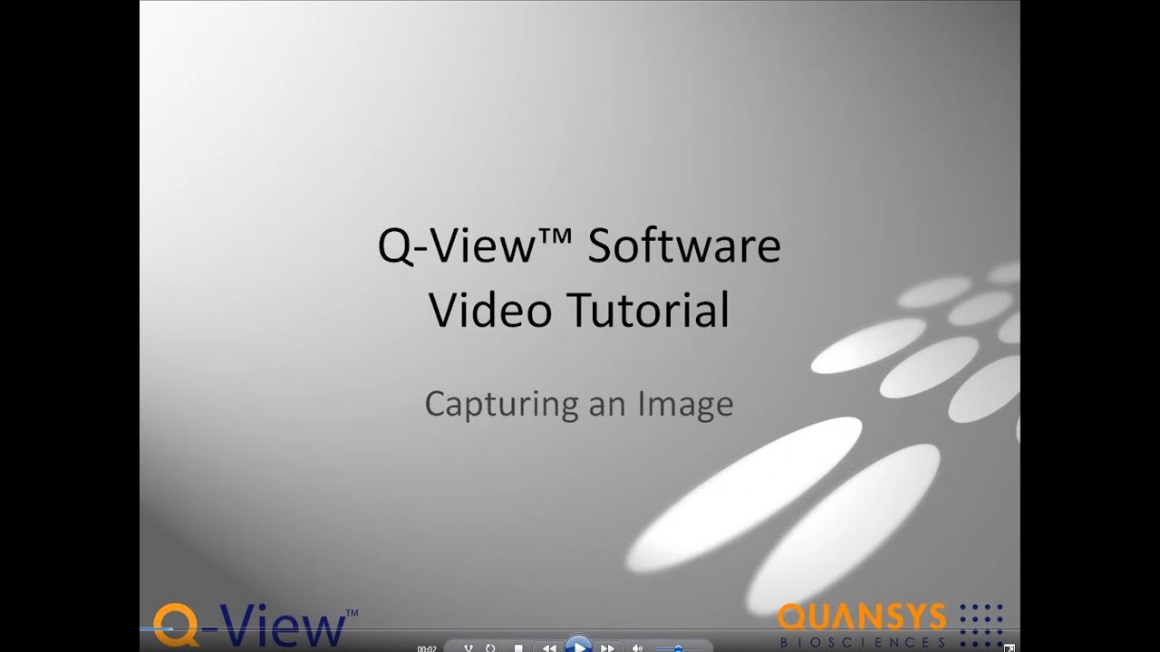 Q-View Software Video Tutorial Part 5: Capturing an Image