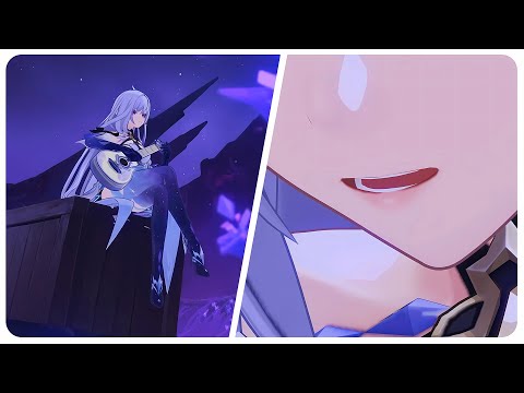 Skirk Sings & Plays Guitar (Cutscene) Skirk Story Quest | Genshin Impact 5.7