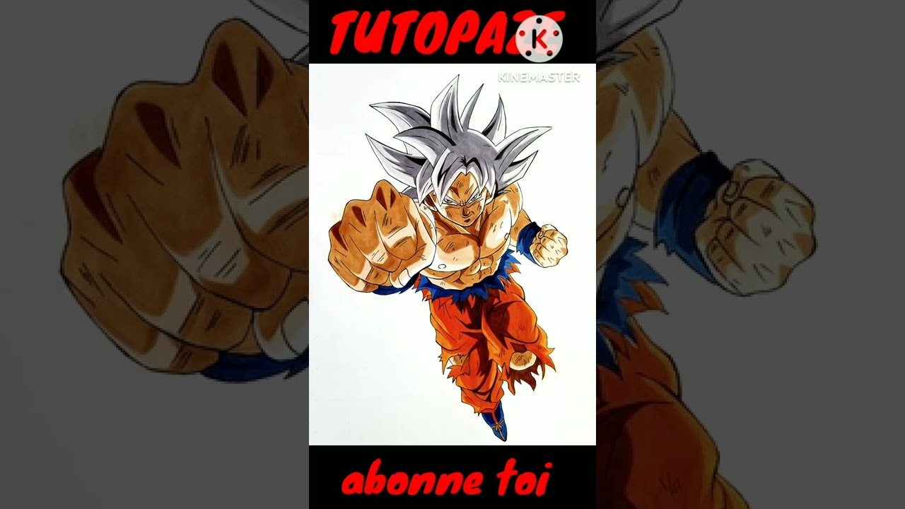 [SHORT] comment colorier SANGOKU ULTRA INSTINCT.