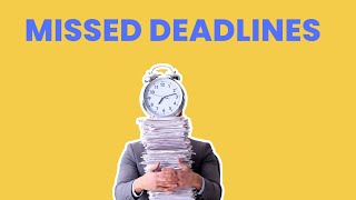 How to handle missing a deadline at work? - Workplace Tips - PeopleTeam