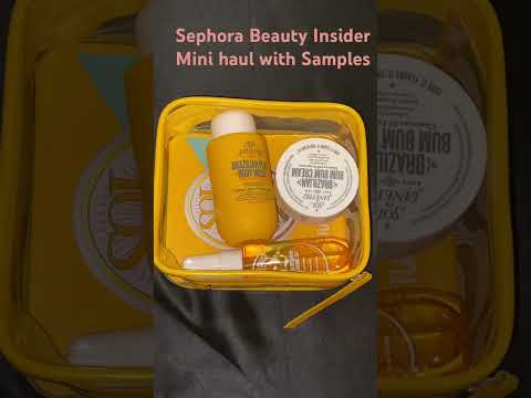 Sephora mini haul|Beauty Insider| samples| brown girl makeup