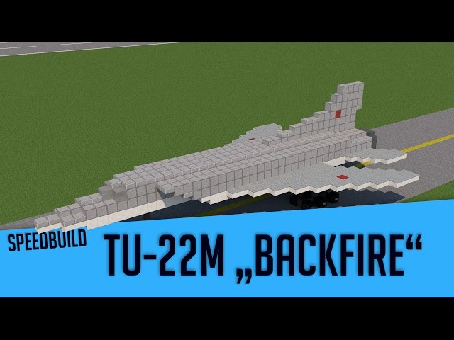 Tupolev Tu-22M "Backfire" Minecraft Map