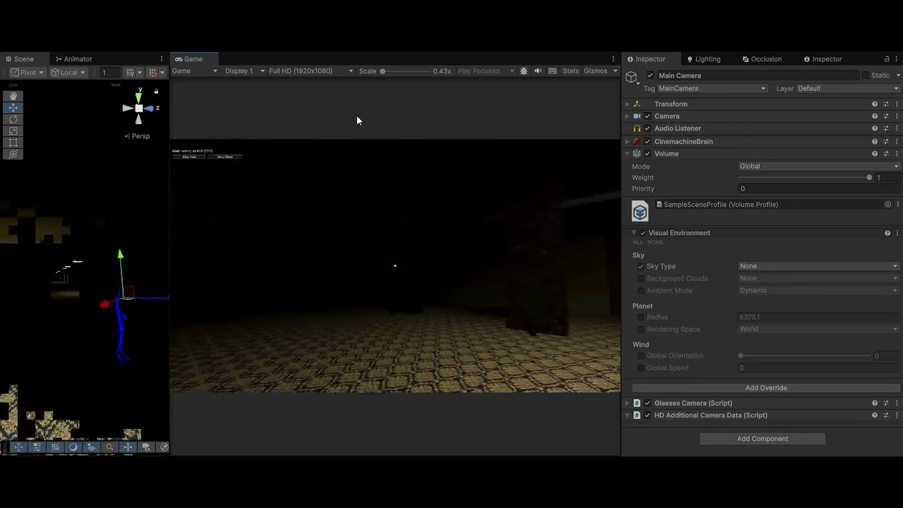 Unity urp to hdrp problem, glitch, pixelation