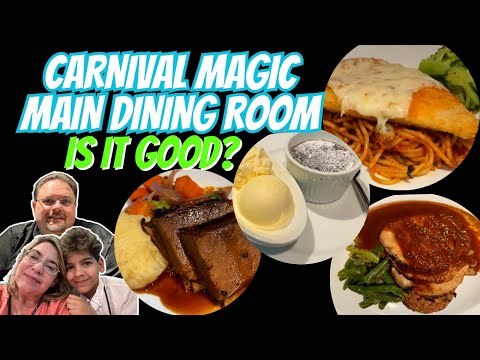 Carnival Magic Main Dining Room Review