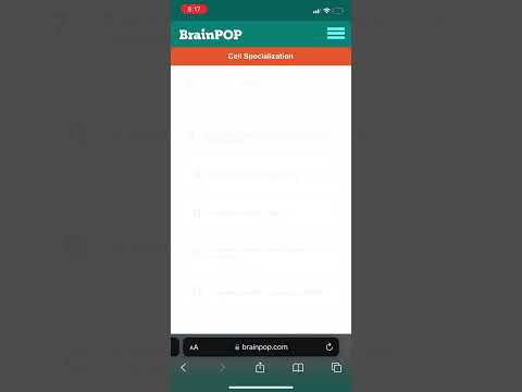 Cell specialization brainpop answers