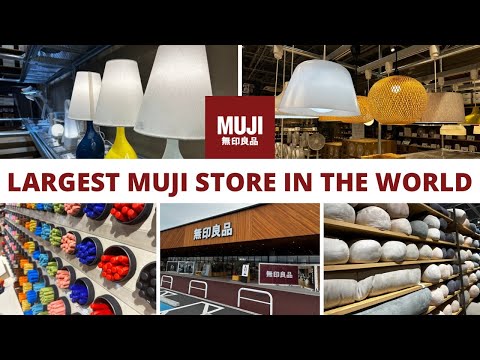 [無印良品] Shopping at the Largest MUJI  Store in the World | Newest MUJI Store in Nara, Japan