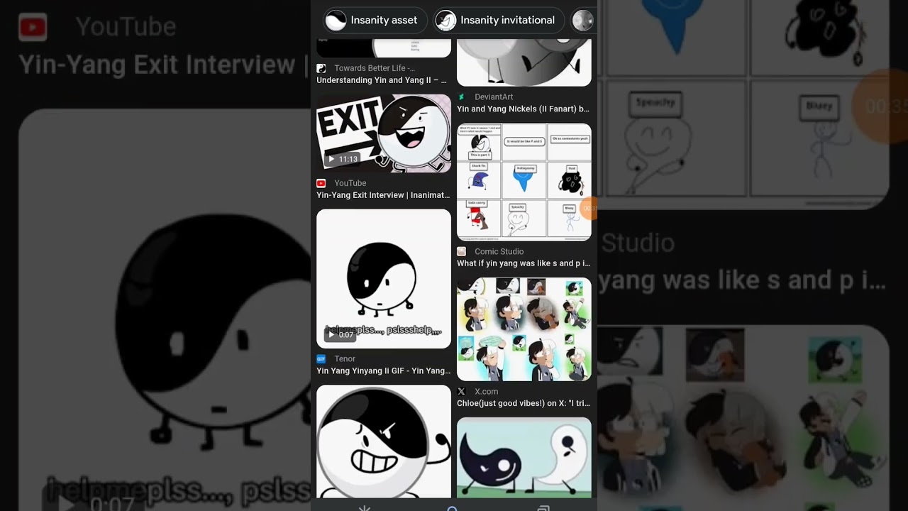 NEVER SEARCH UP YIN YANG FROM II 😭😭 #ii #inanimateinsanity #osc #memes