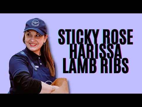 My Awesome Sticky Rose Harissa Lamb Ribs