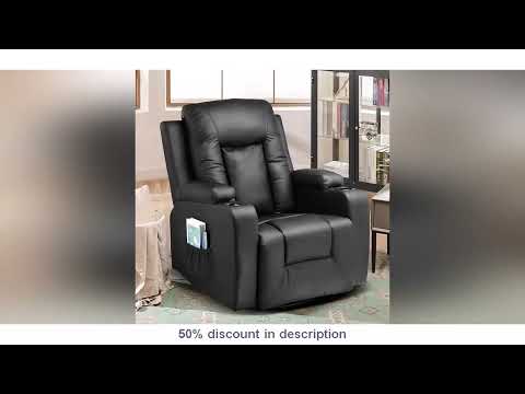 Why Everyone’s Talking About This Product! Recliner Chair, PU Rocking Chair for Adults,Single Sofa