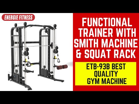 Functional Trainer with Smith machine with Squat rack 3 in1 machine | #gymequipment #workout