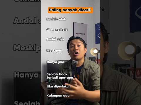 SEOLAH-OLAH APA NIH BAHASA INGGRISNYA? #kursusbahasainggrisjogja #belajarkosakatabahasainggris