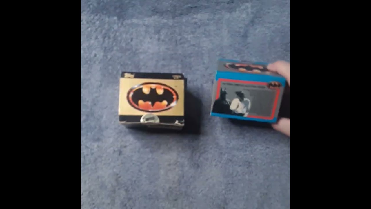 Topps 1989 Batman Movie Series 1,2 Boxed 143 Cards 22 Stickers Set