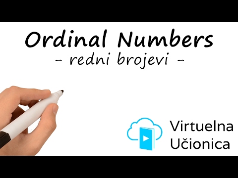 Ordinal numbers - Redni brojevi - Interaktivna gramatika engleskog jezika