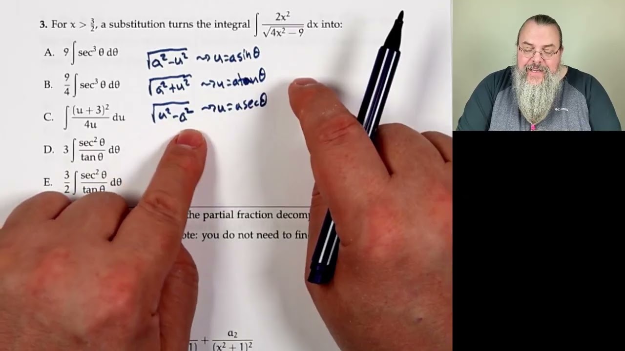 Calc 2, Exam 2 walkthrough (Fall 2025)