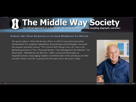 Episode 166: Oliver Burkeman on his book Meditation for Mortals.